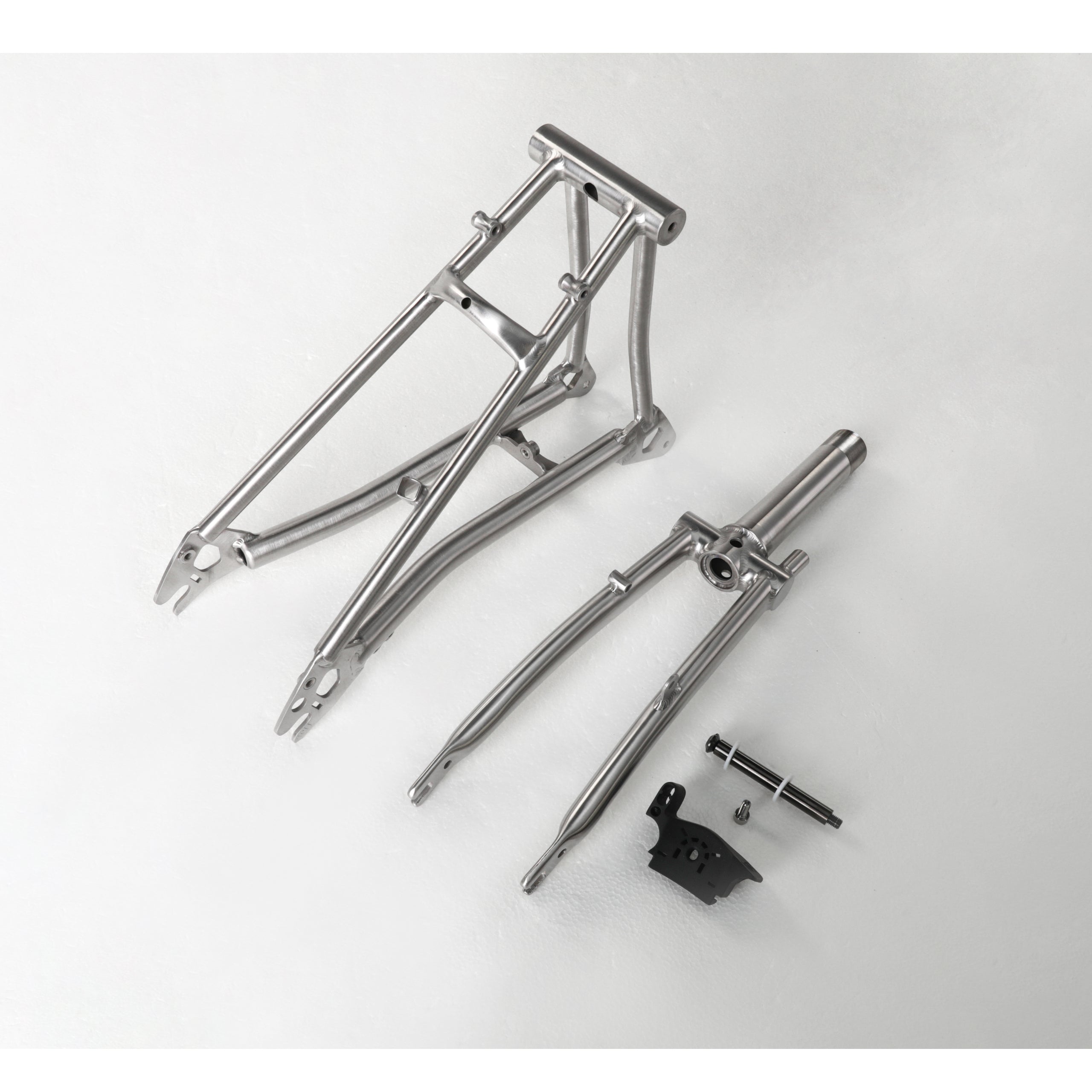 P Line Titanium Fork & Triangle – Ti39 For Brompton