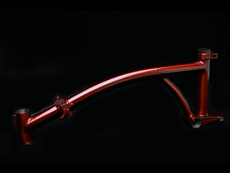 Brompton Titanium main frame Custom Logo Ti39，Titanium Brompton Frame ...